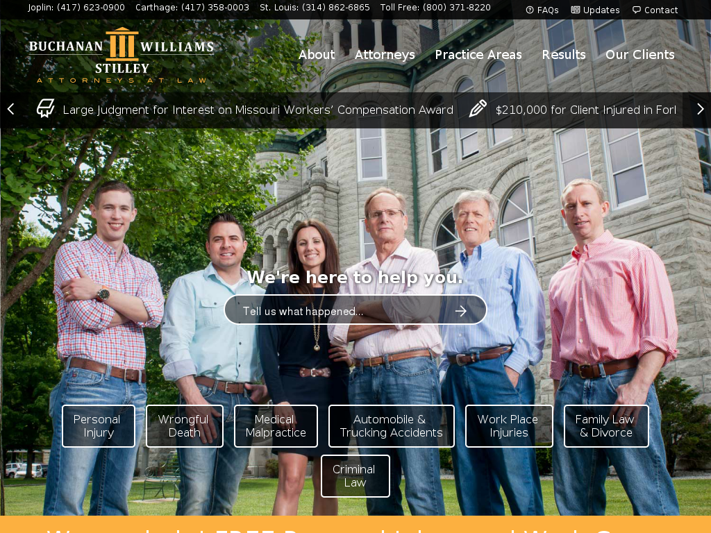 JARED STILLEY website screenshot